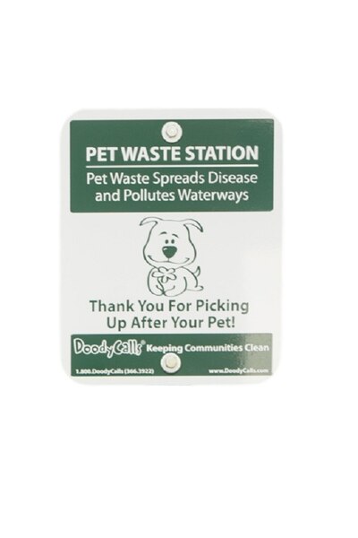 High Quality Pet Waste Station Signs